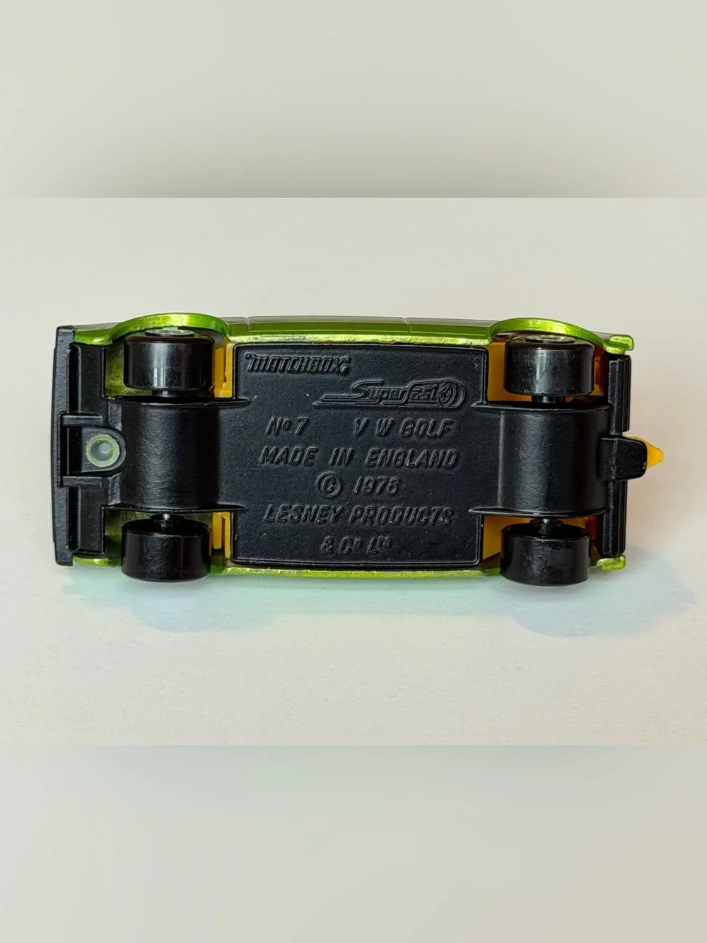 MATCHBOX | Toys | Vintage Matchbox Superfast No 7 Vw Golf 976 Lime ...